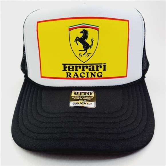 Accessories | Ferrari Racing Retro Vintage Style Grand Prix F1 Cap Hat ...